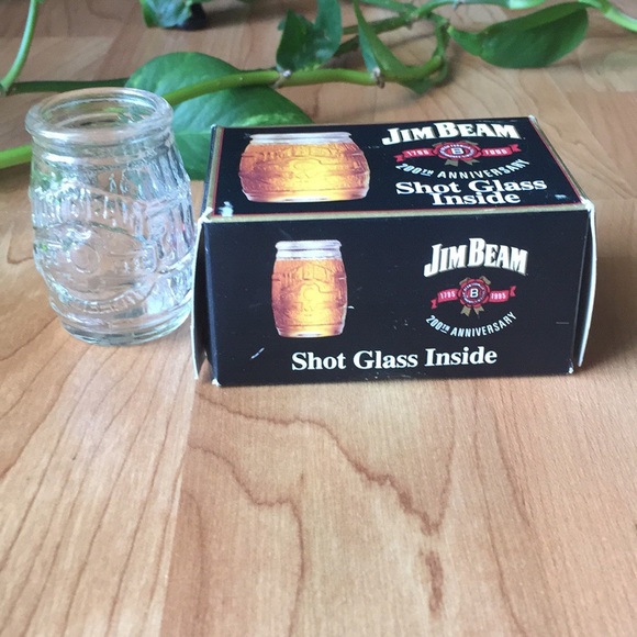 Accents | Jim Bean 20th Anniversary Shot Glass | Poshmark
